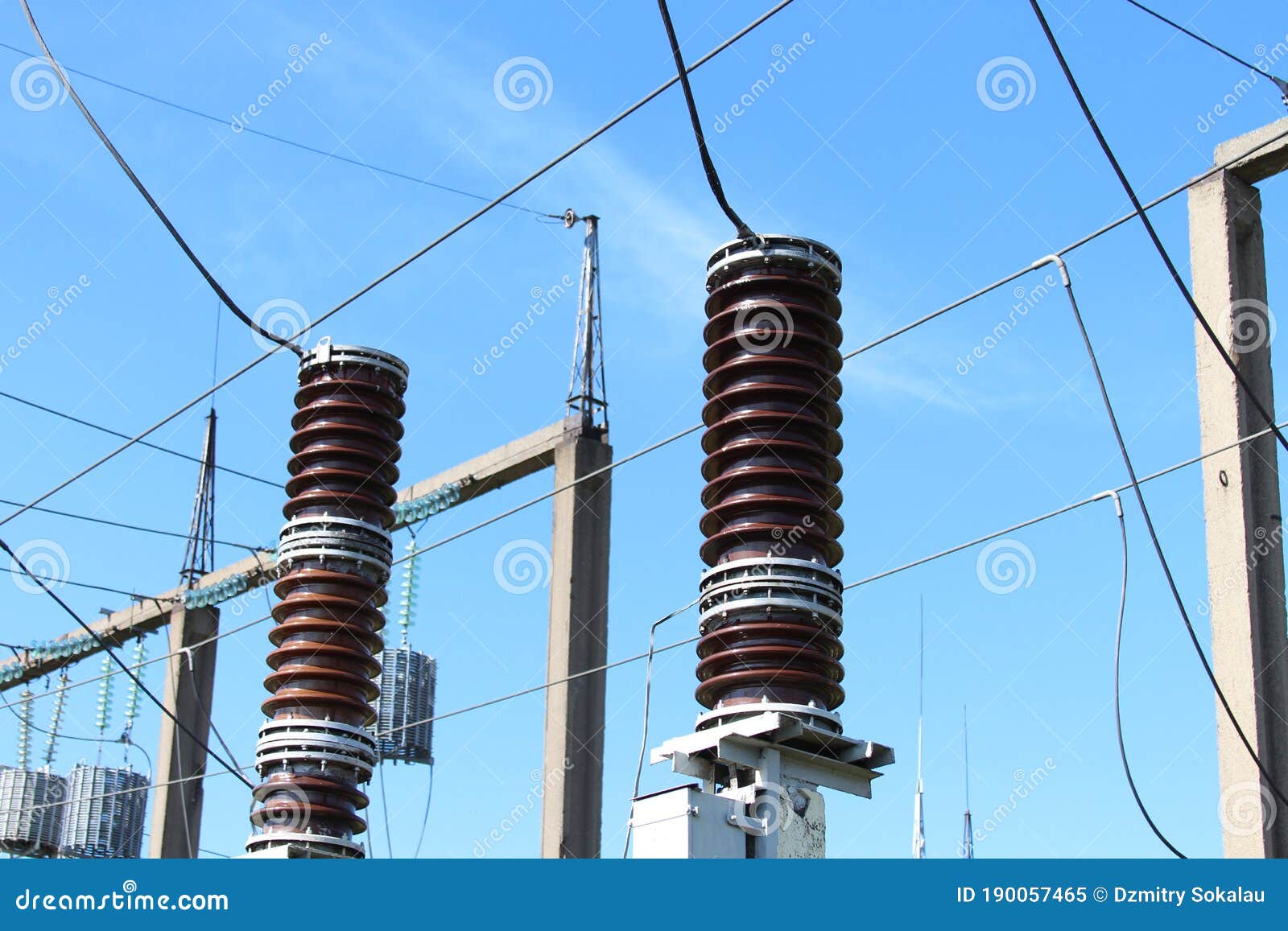 Electrical Columns on Transformers for the Concept of Electricity Stock ...
