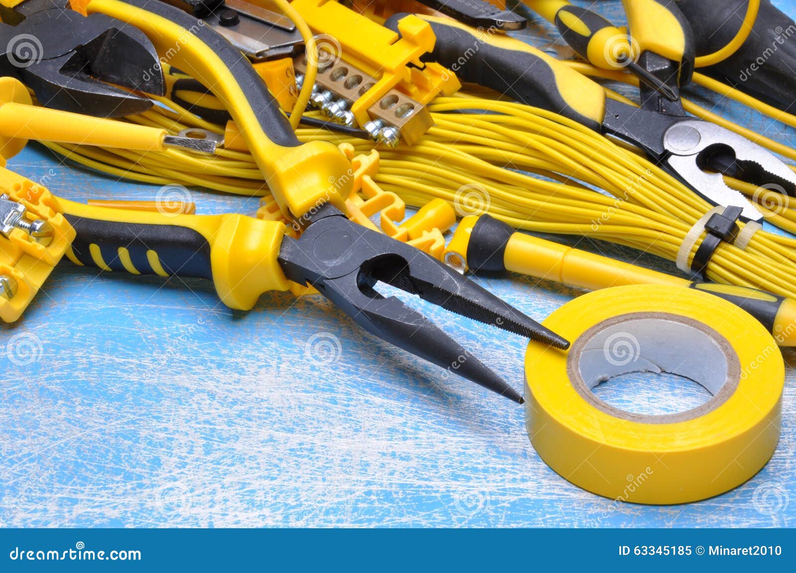 Electrical Component Kit To Use in Electrical Installations Stock Image ...