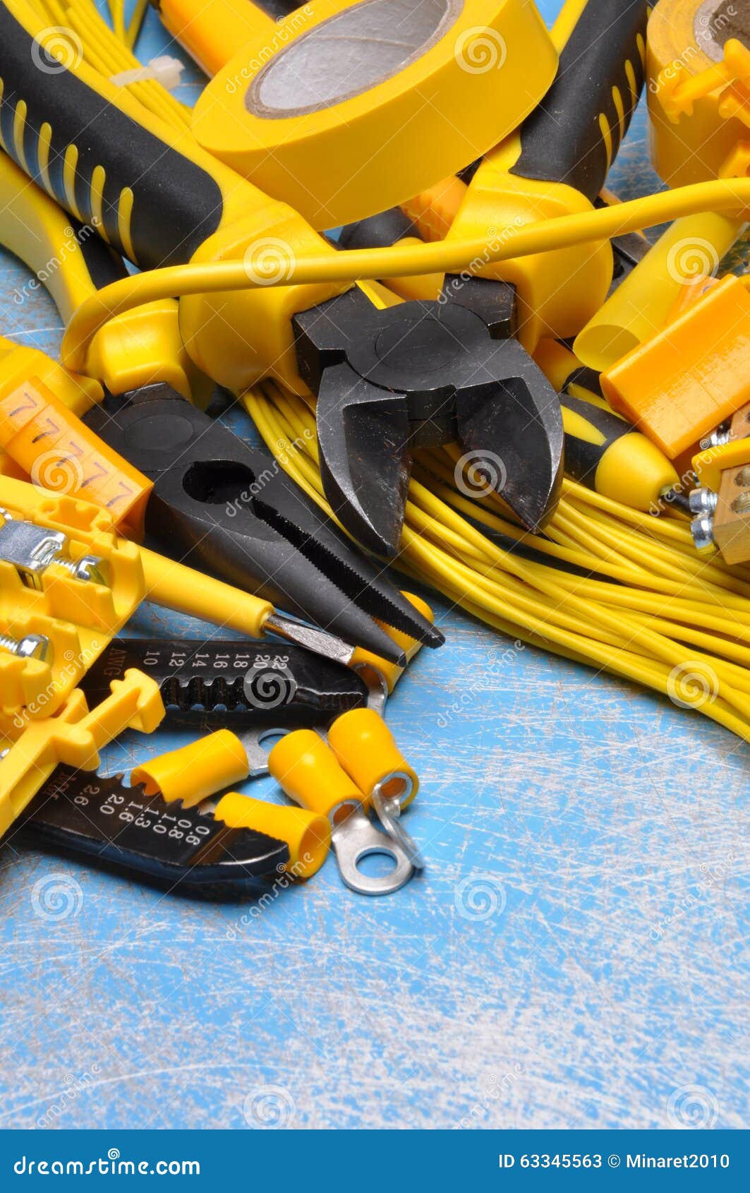 Electrical Component Kit To Use in Electrical Installations Stock Image ...