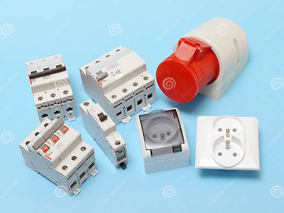 Electrical components stock photo. Image of power, protection - 14169706