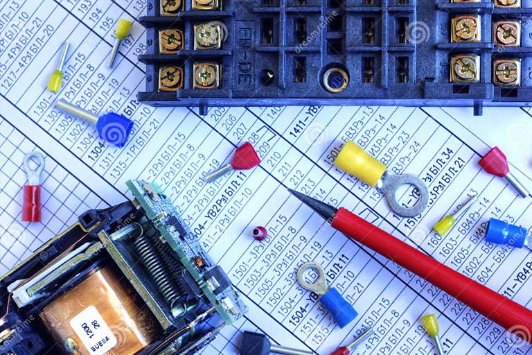 Electrical components stock image. Image of interesting - 29624599