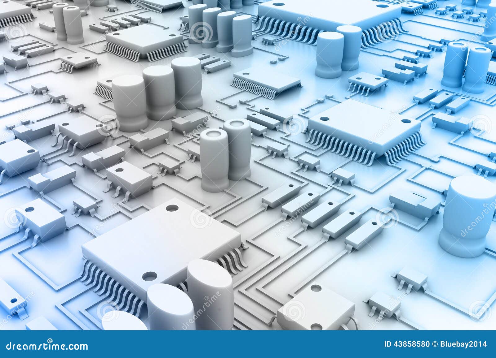 Electrical components stock illustration. Illustration of chip - 43858580