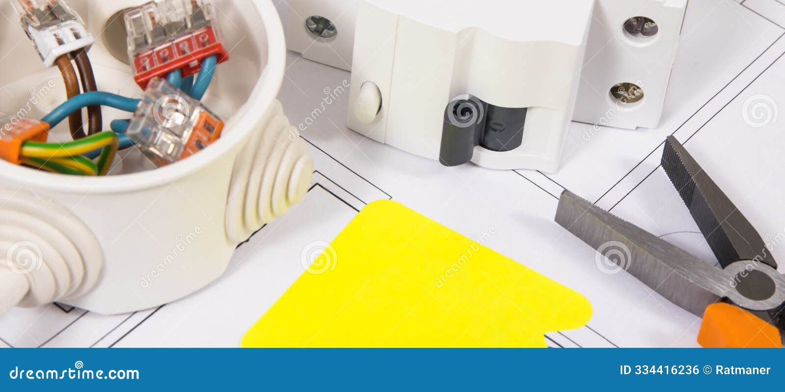 Electrical Components for Electric Installations, Construction Drawings ...