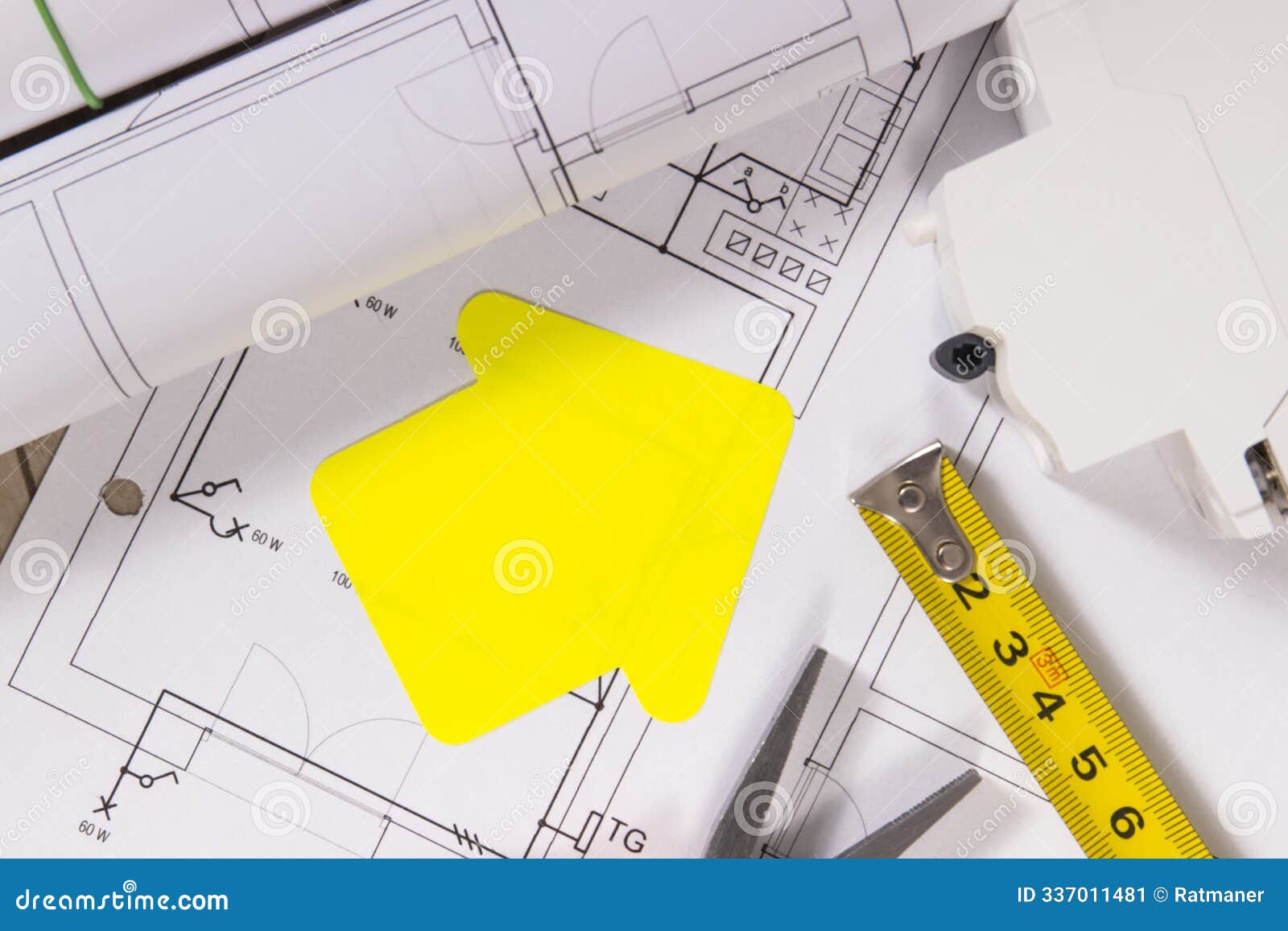 Electrical Components for Electric Installations, Construction Drawings ...