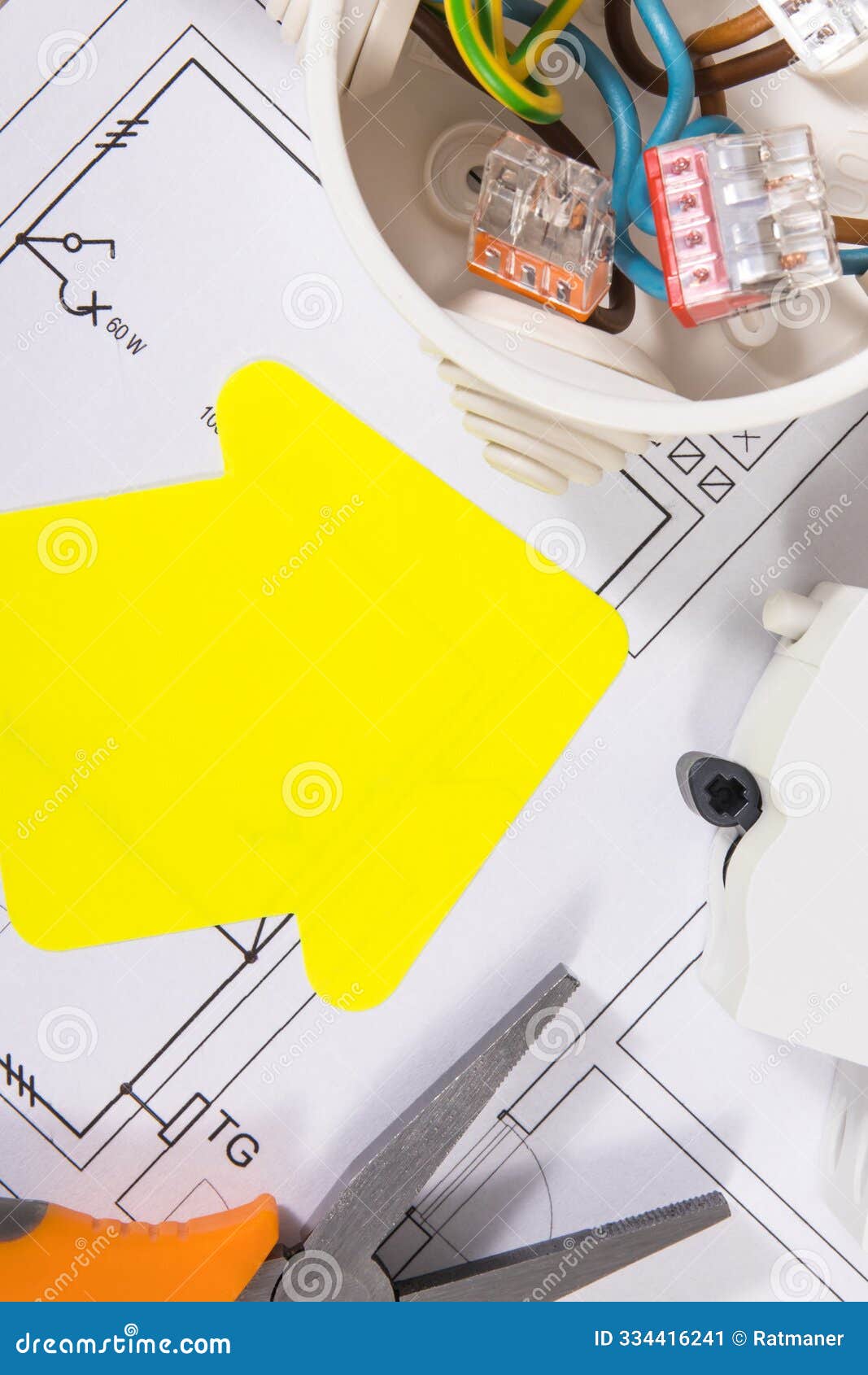 Electrical Components for Electric Installations, Construction Drawings ...