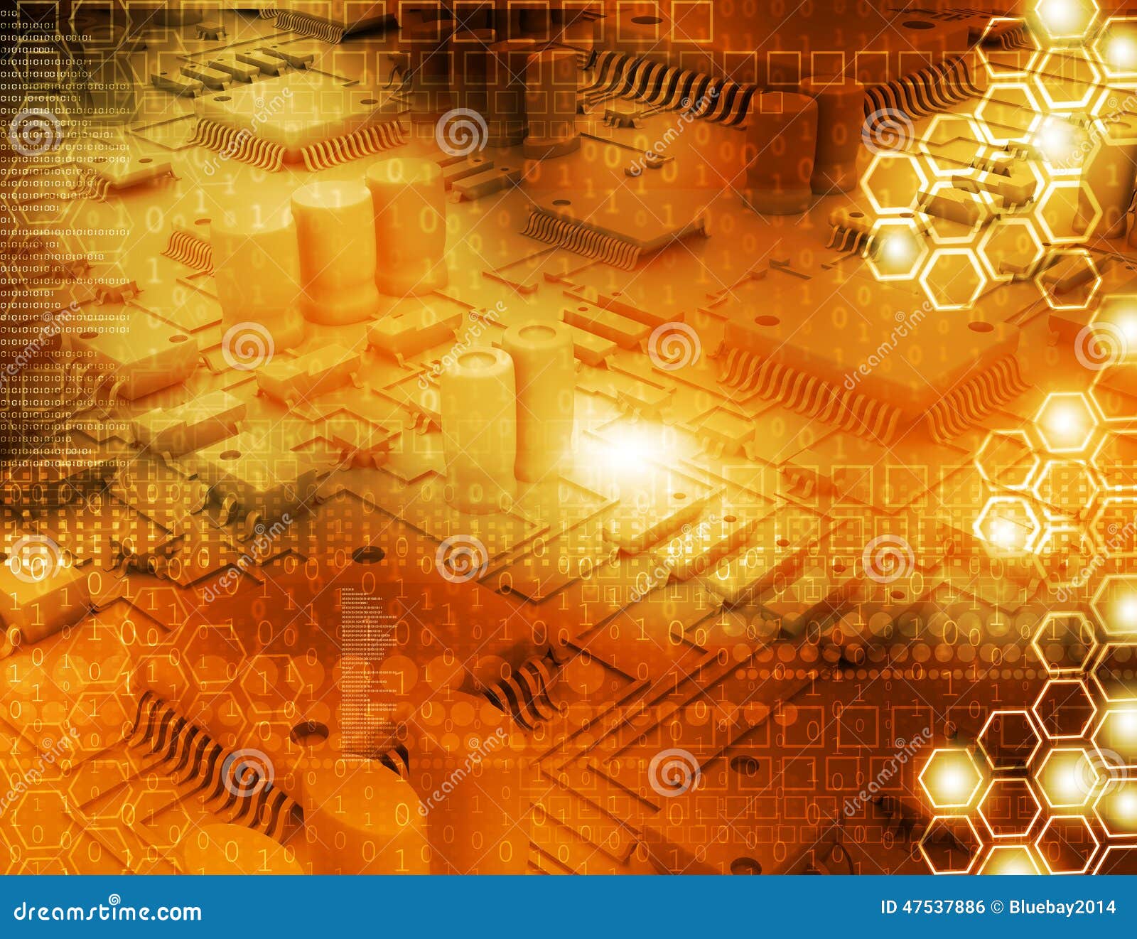 Electrical components stock illustration. Illustration of transmission ...