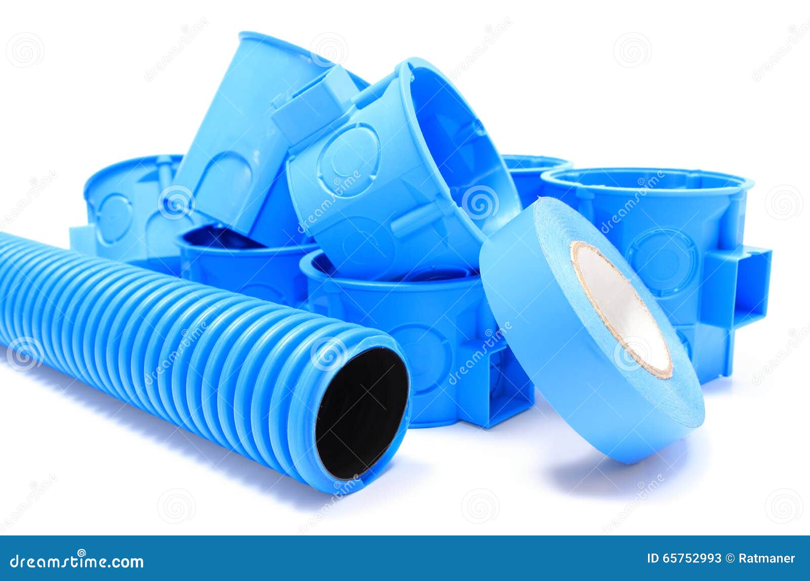 Electrical Components for Use in Electrical Installations Stock Image ...