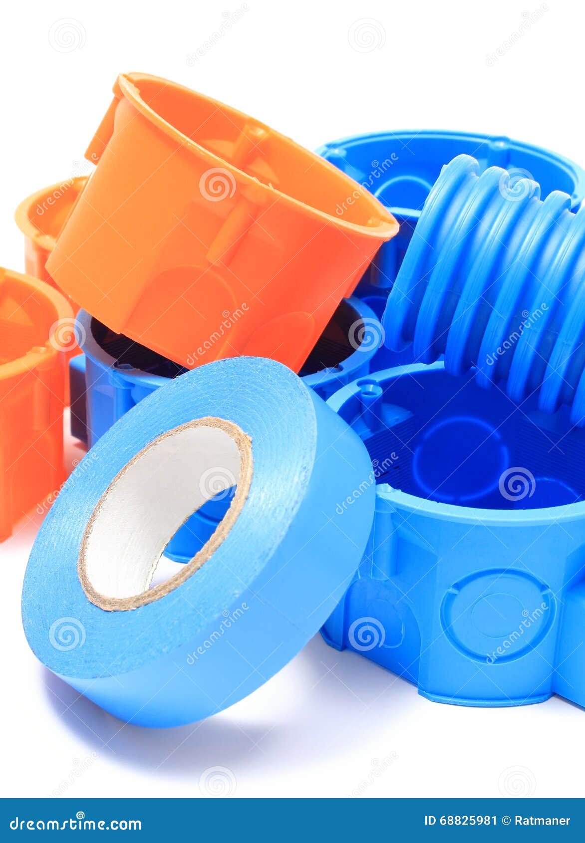 Electrical Components for Use in Electrical Installations Stock Image ...