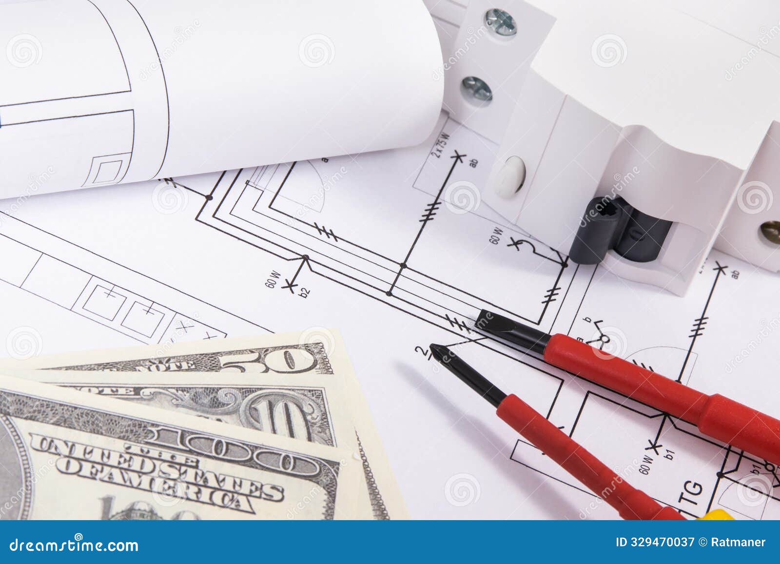 Electrical Components Using In Electric Installations, Construction ...