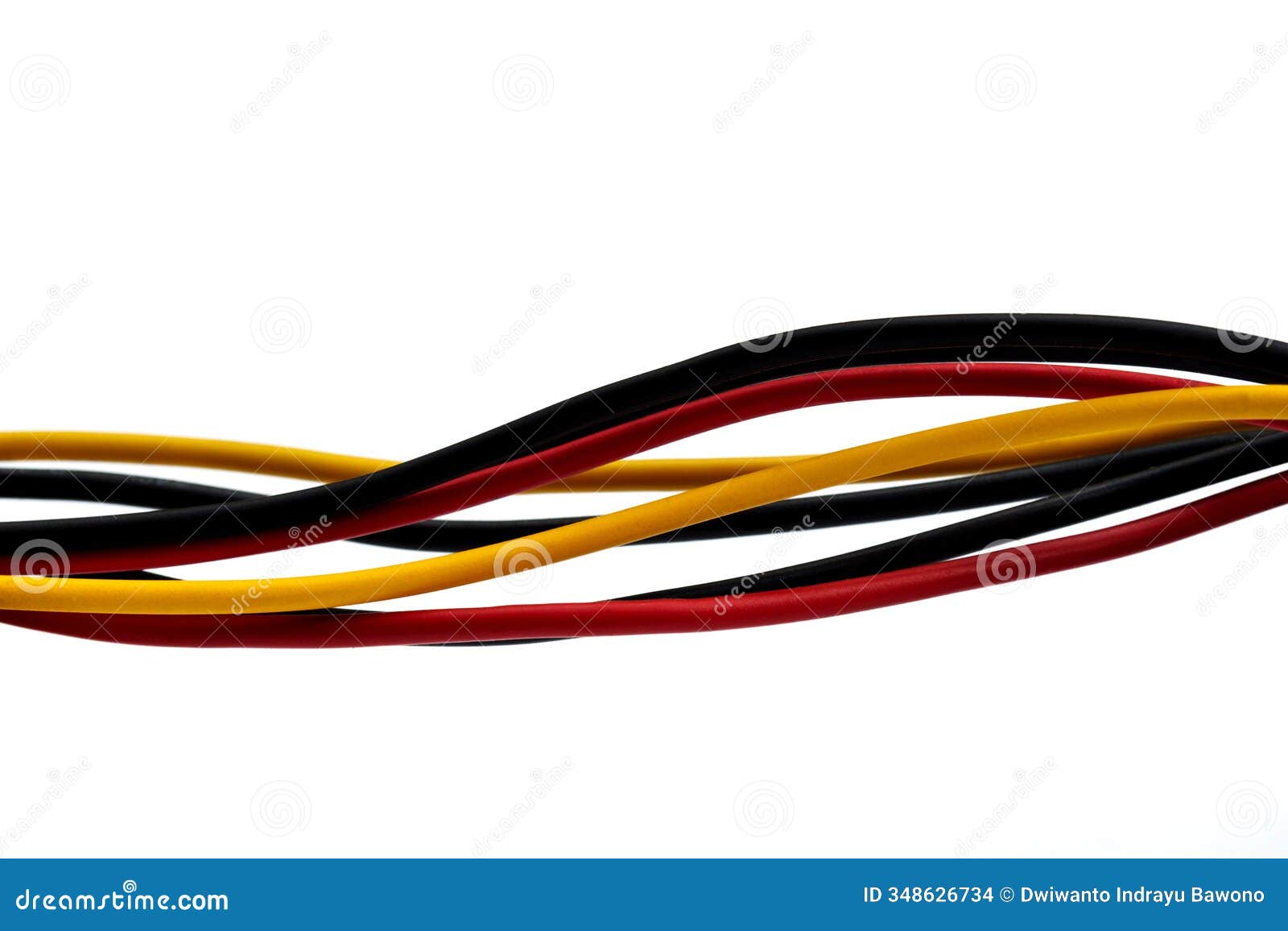 Electrical Computer Installation Cable Stock Photo - Image of ...