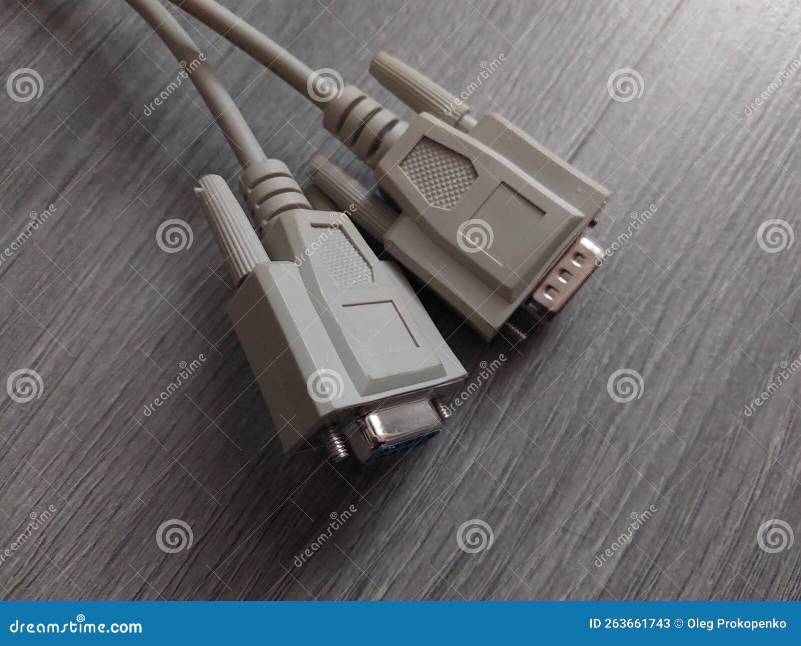 Electrical Computer Wires for Current and Information Transfer Stock ...