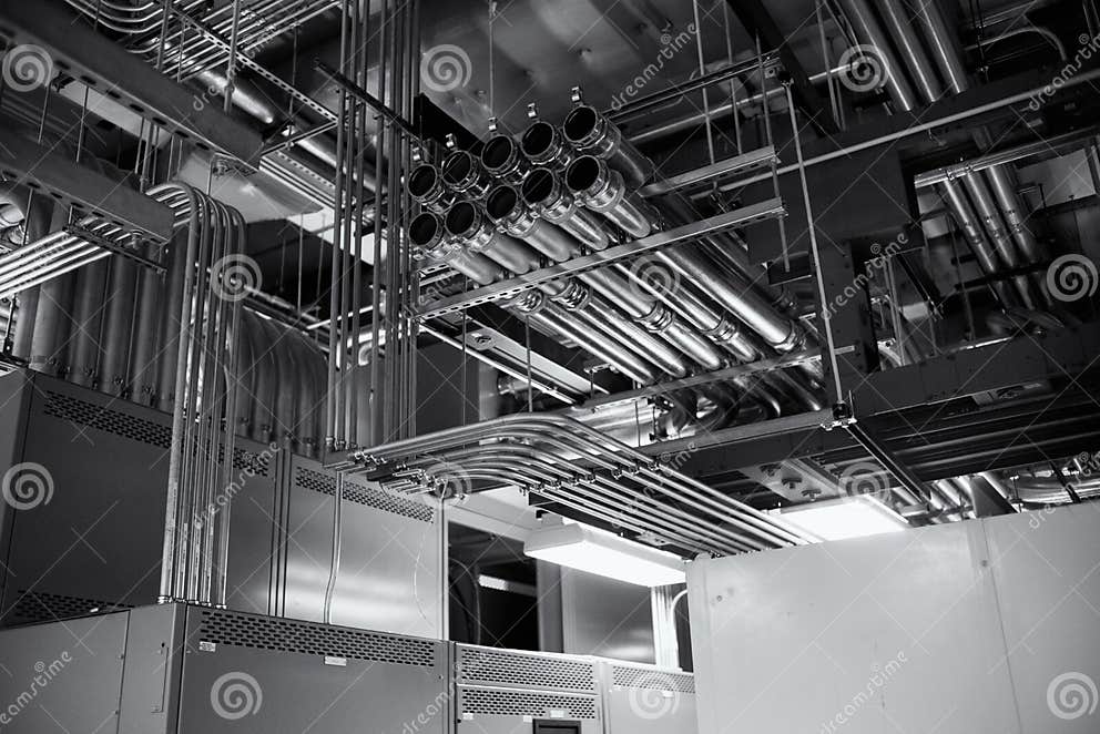 Electrical Conduits stock image. Image of conduit, threaded - 18091581