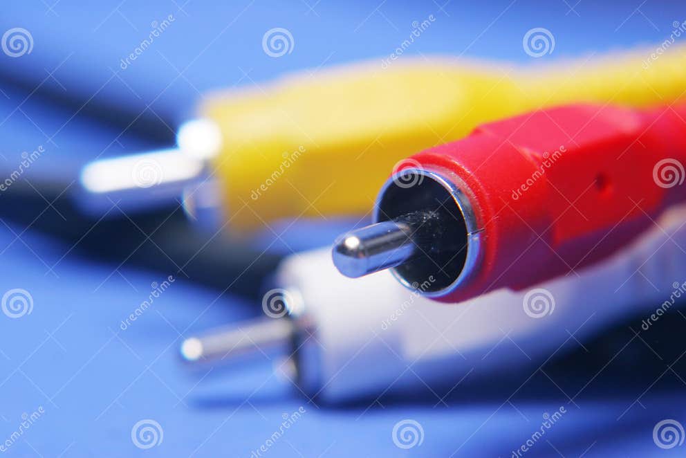 Electrical connection stock photo. Image of plastic, jacks - 220860