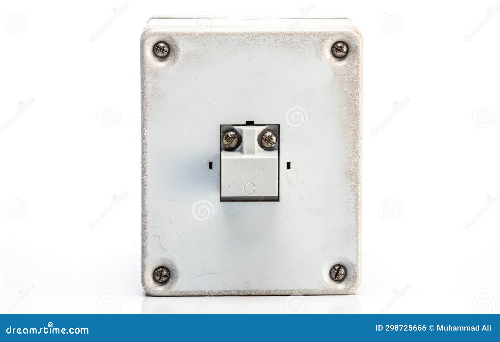 Electrical Connection Hub on White Background Stock Photo - Image of ...