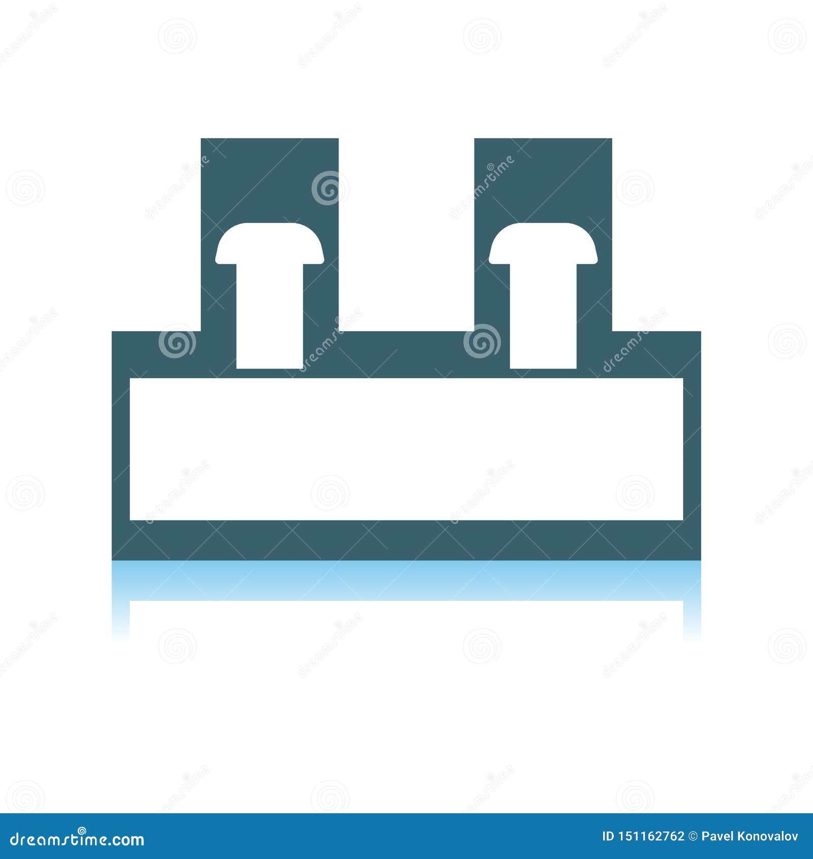 Electrical Connection Terminal Icon Stock Vector - Illustration of ...