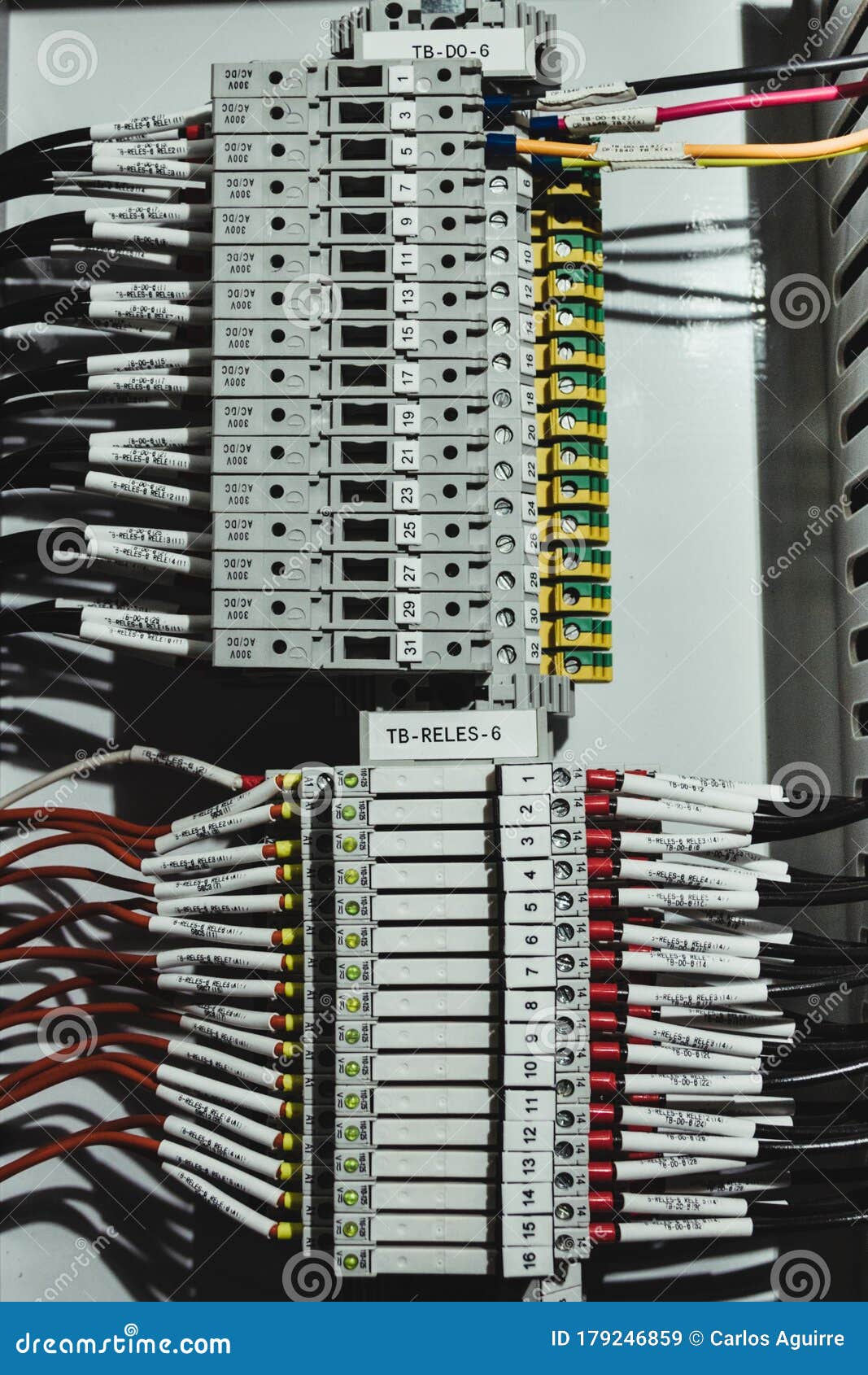 Electrical Connections, Distribution and Control Board, Ordered and ...