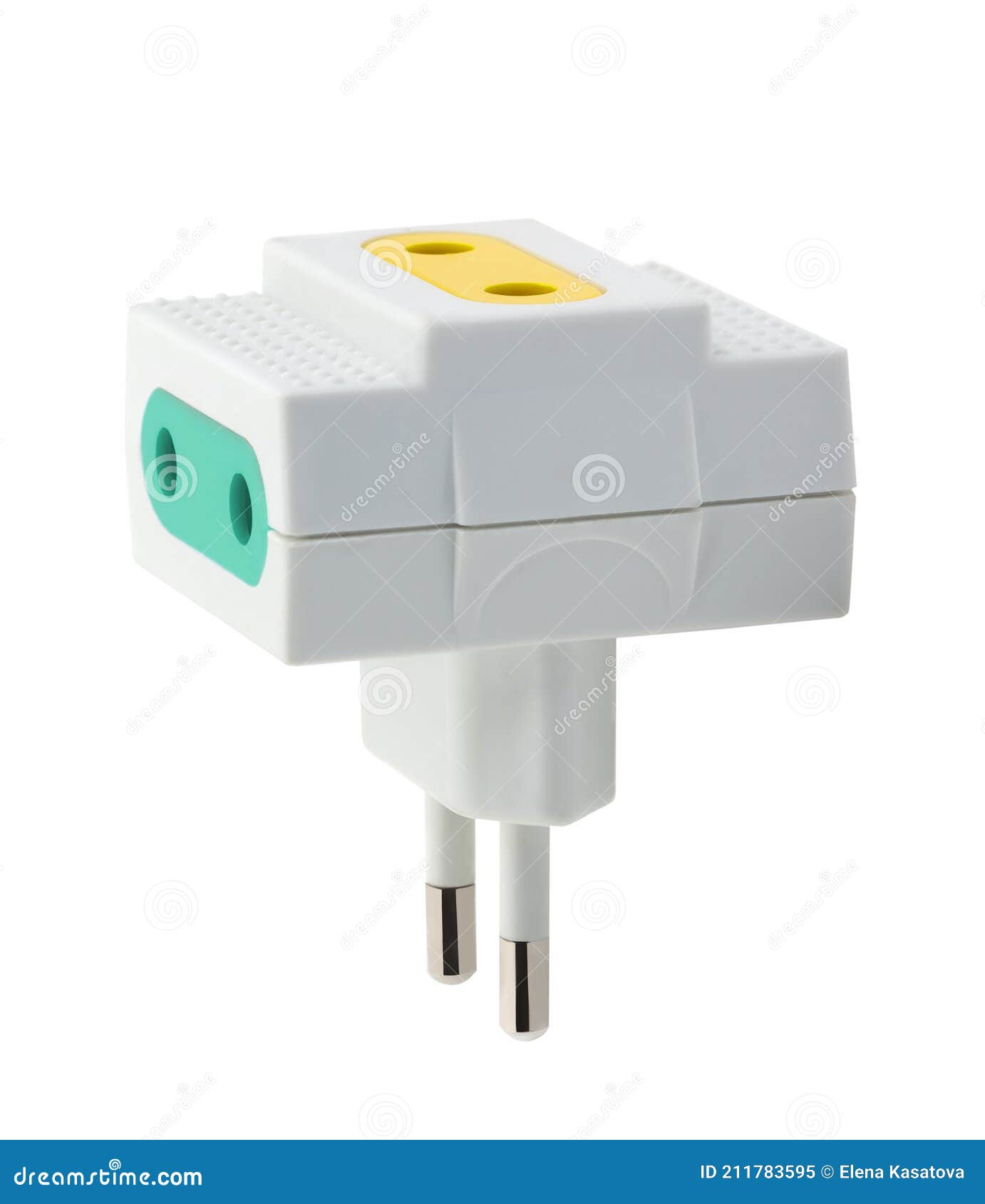 Electrical Connector for Household Use Isolated on White Background ...