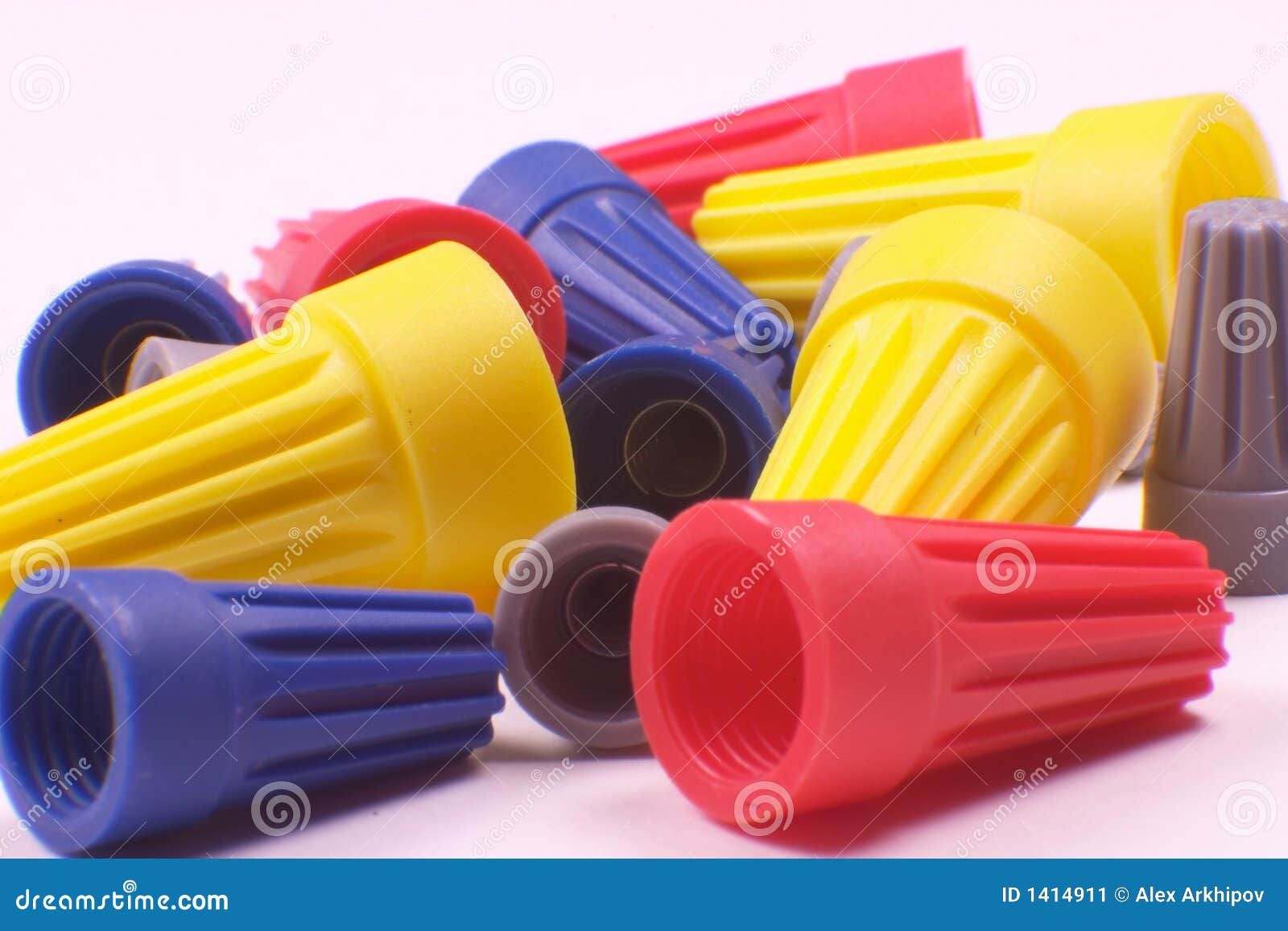 Electrical connectors stock image. Image of electric, material - 1414911