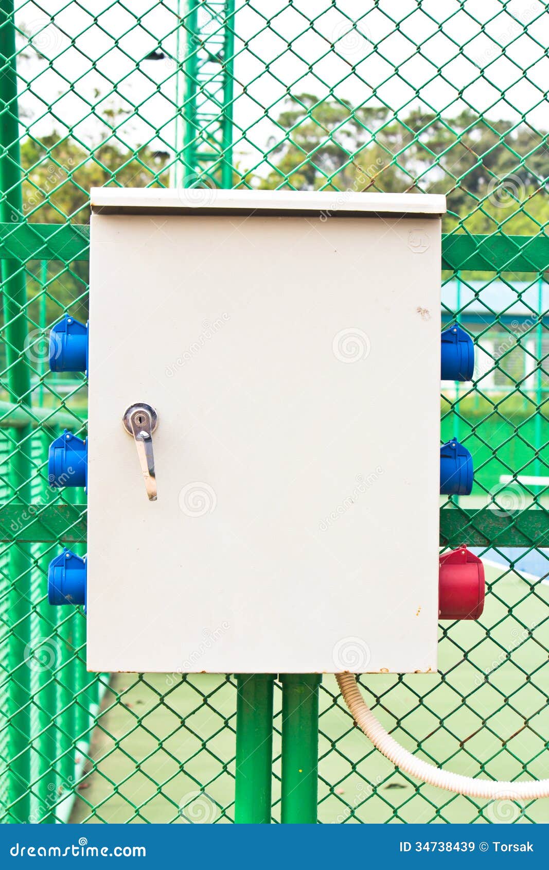 Electrical connectors box stock image. Image of safety - 34738439