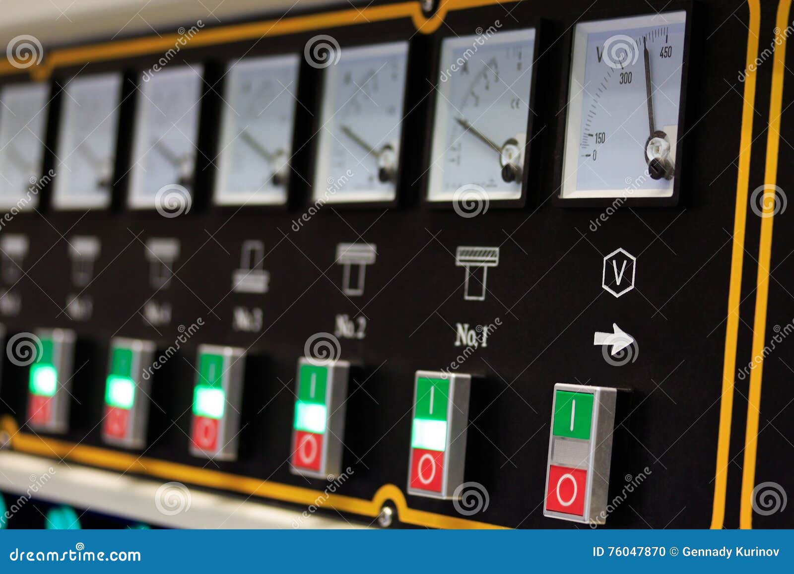 Electrical control board stock photo. Image of equipment - 76047870