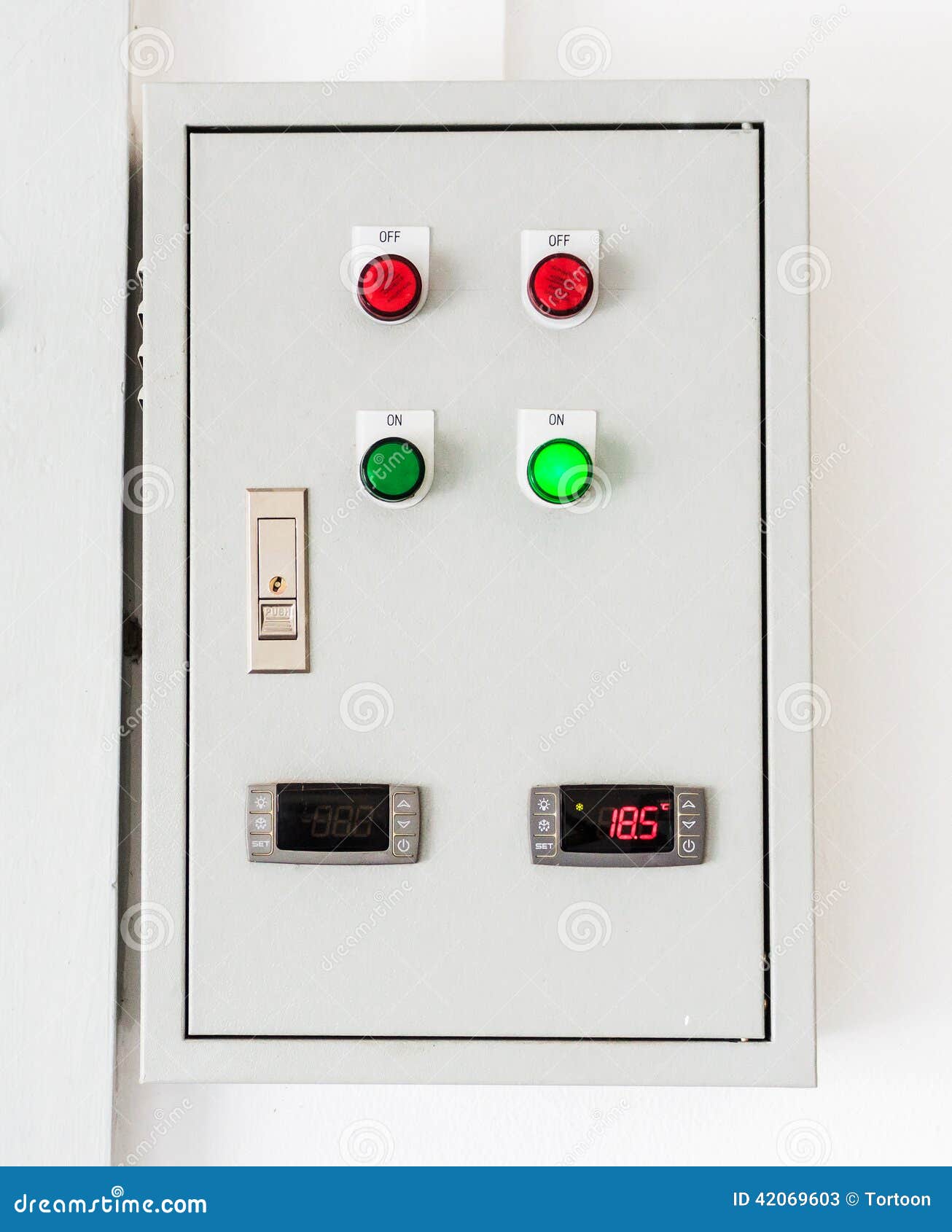 Electrical control box stock image. Image of home, electricity - 42069603