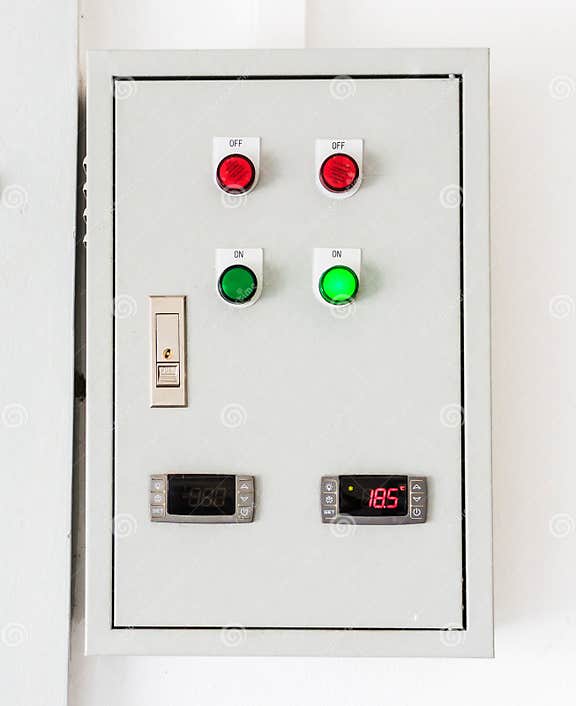 Electrical control box stock image. Image of home, electricity - 42069603