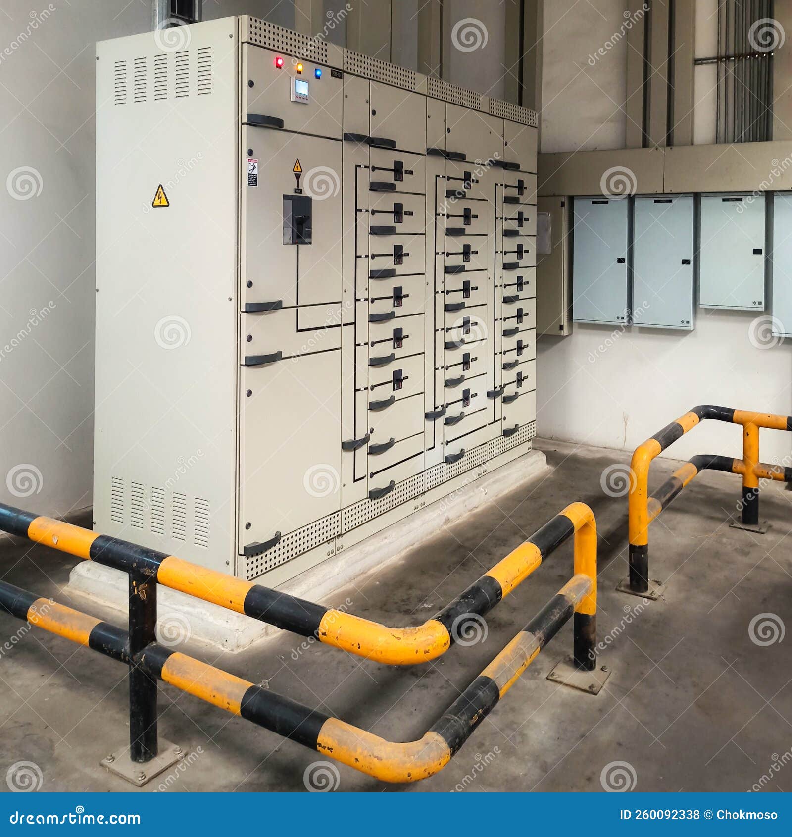 The Electrical Control Cabinet Stock Photo - Image of distribution ...