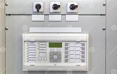 Electrical Control Panel with Electronic Devices in Electrical ...