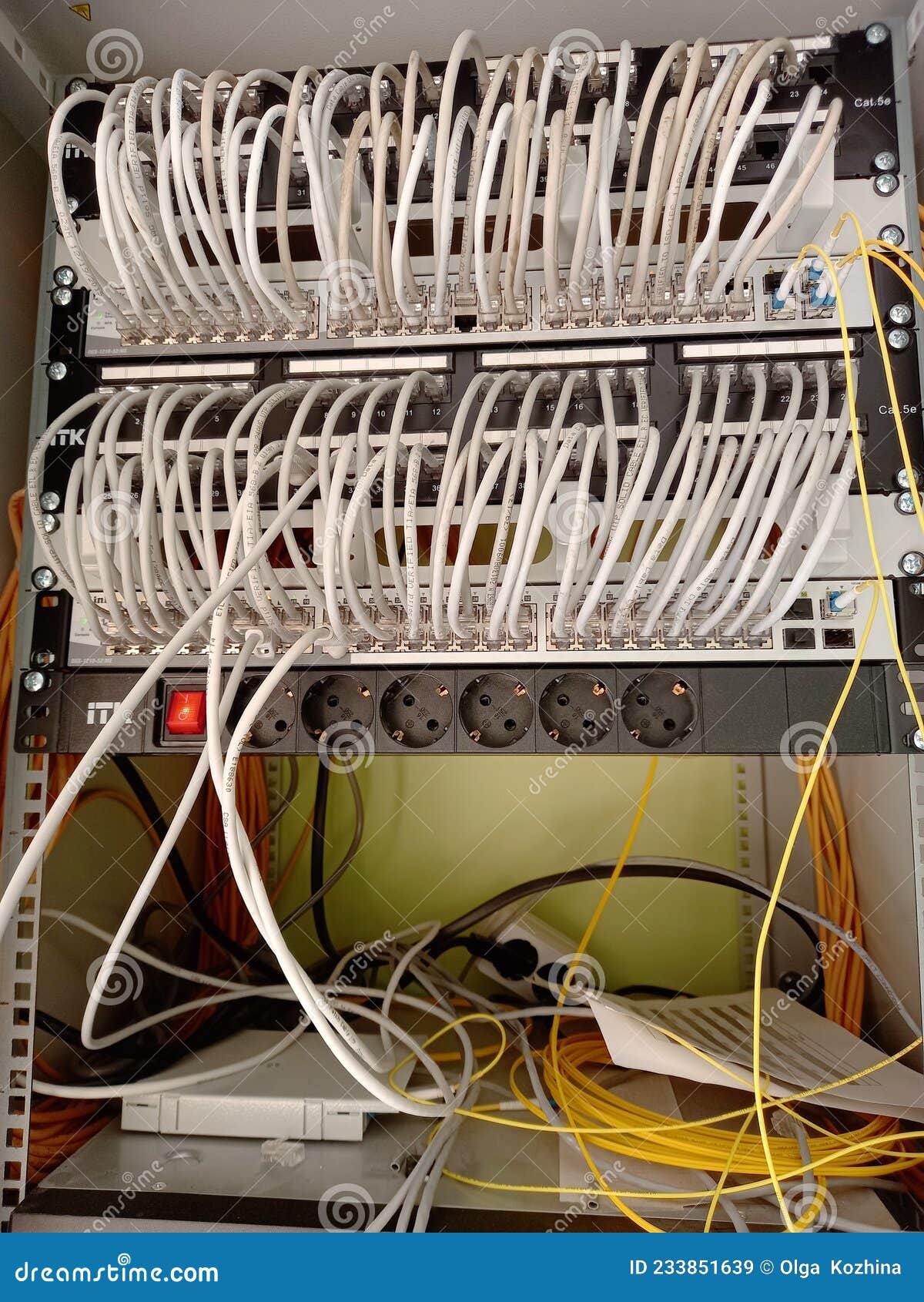 Electrical Control Panel, Industrial Electrical Equipment. Stock Image ...