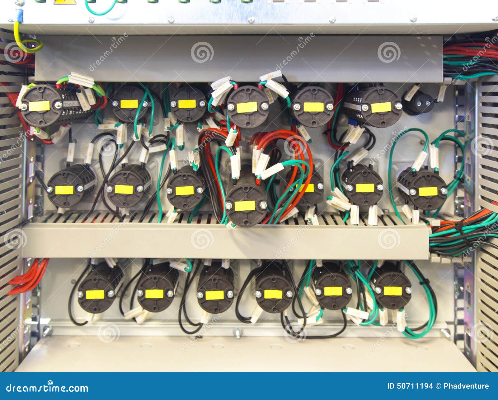 Electrical Control Panel Inside View Stock Photo - Image of manage ...
