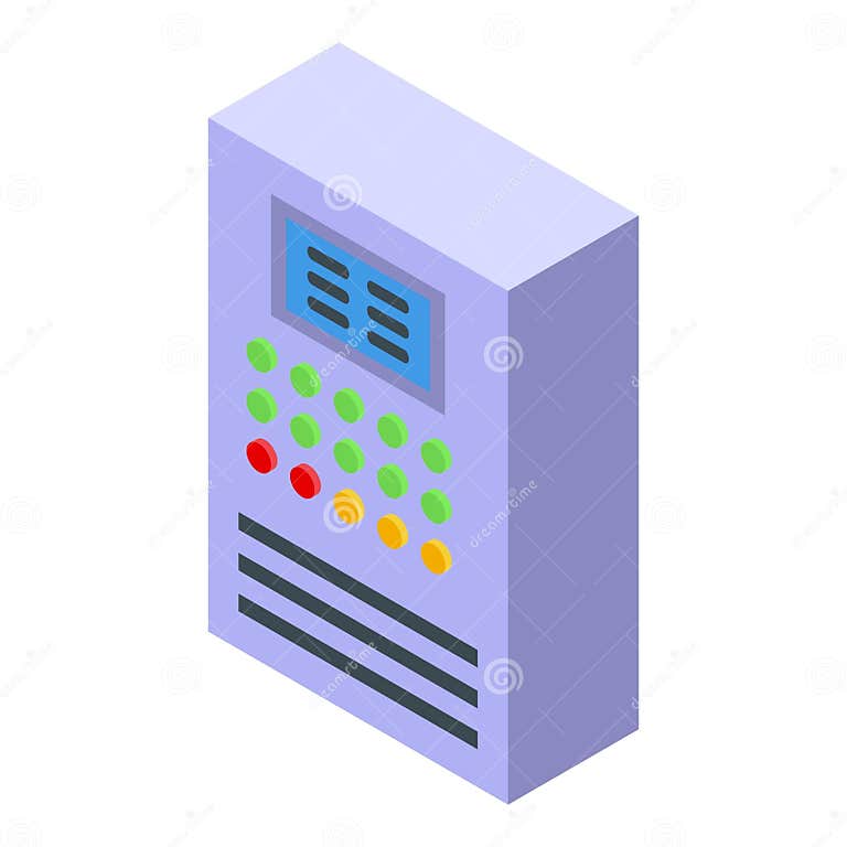 Electrical Control Panel Showing Signals with Buttons and Screen ...