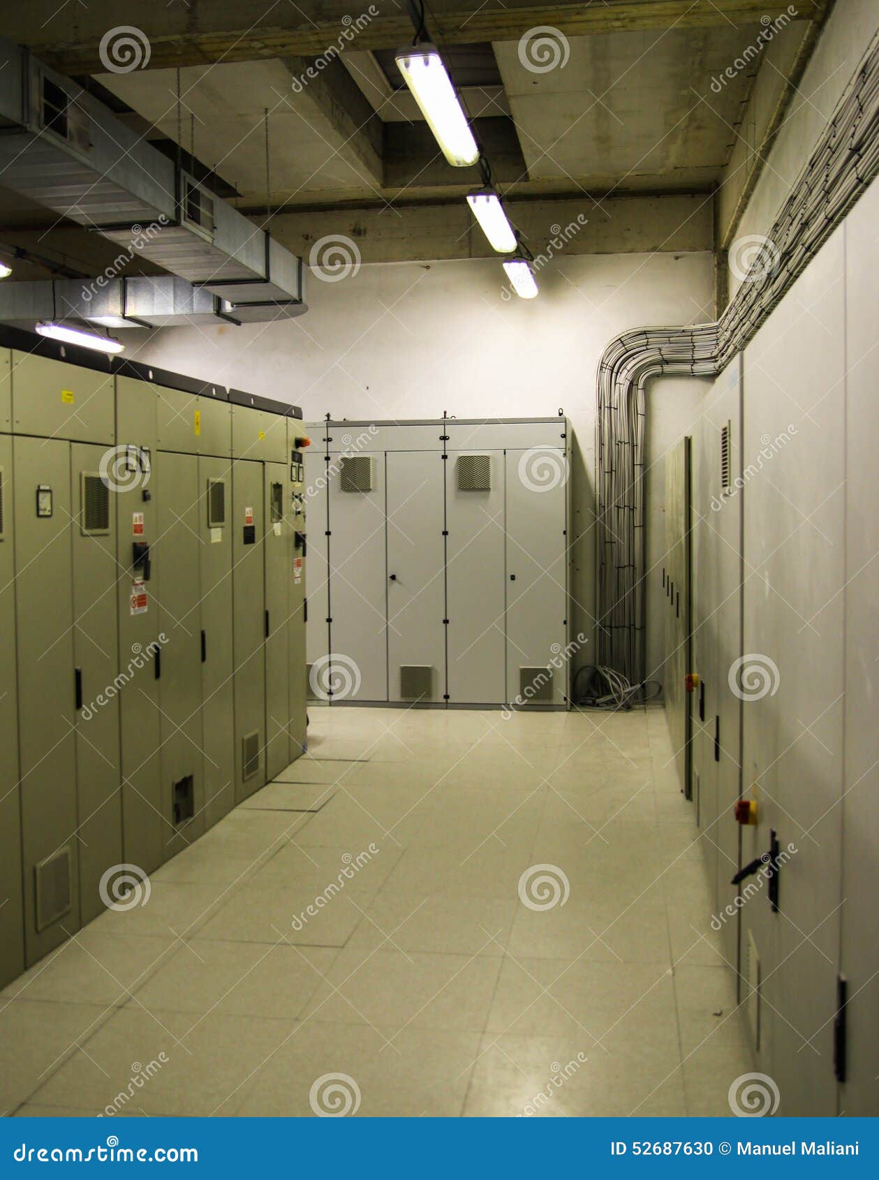 Electrical control room stock photo. Image of control - 52687630