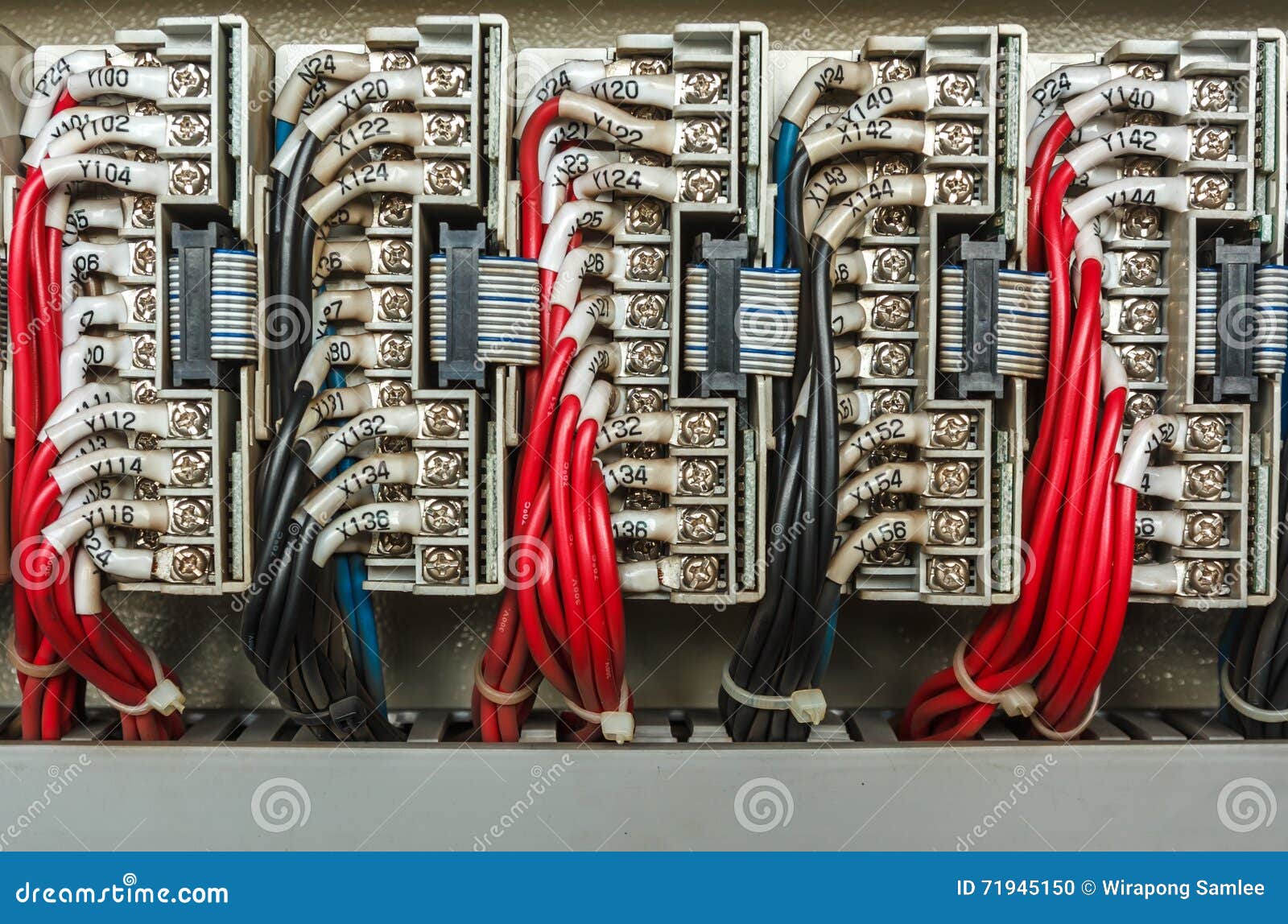 Electrical Control Wire System Stock Photo - Image of board, generation ...