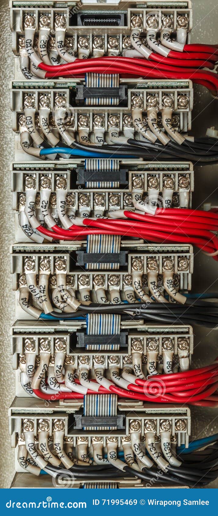 Electrical Control Wire System Stock Image - Image of network, energy ...