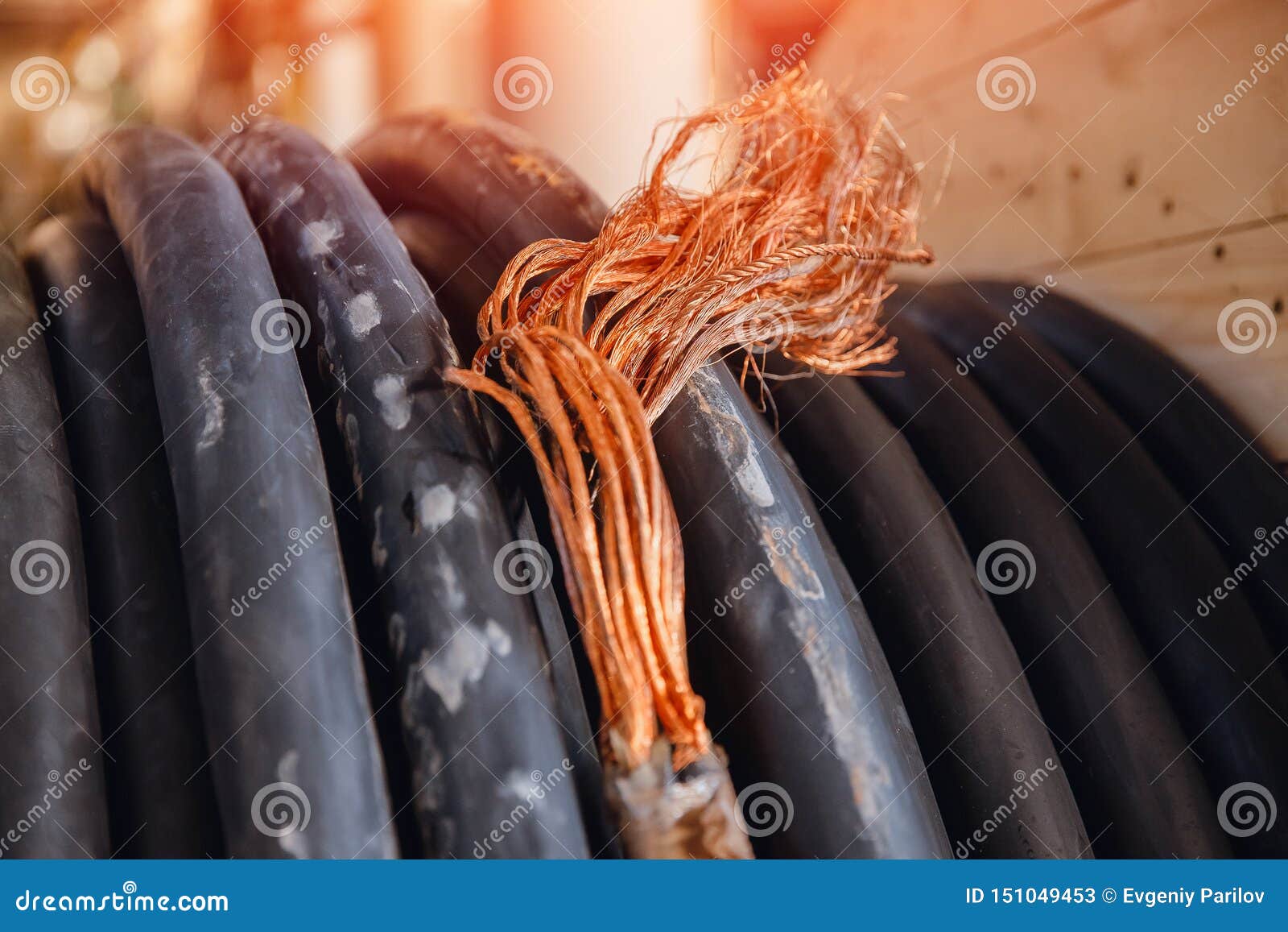 Electrical Copper Cable with Thick Inner Core, Large Cross Section for ...