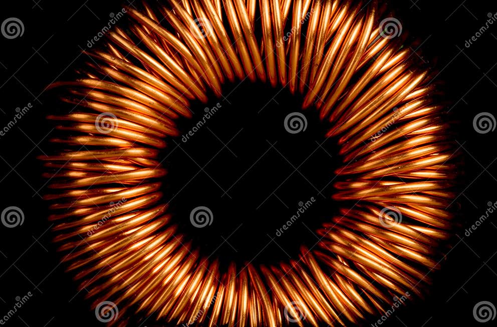 Electrical Copper Transformer Stock Photo - Image of supply, industrial ...