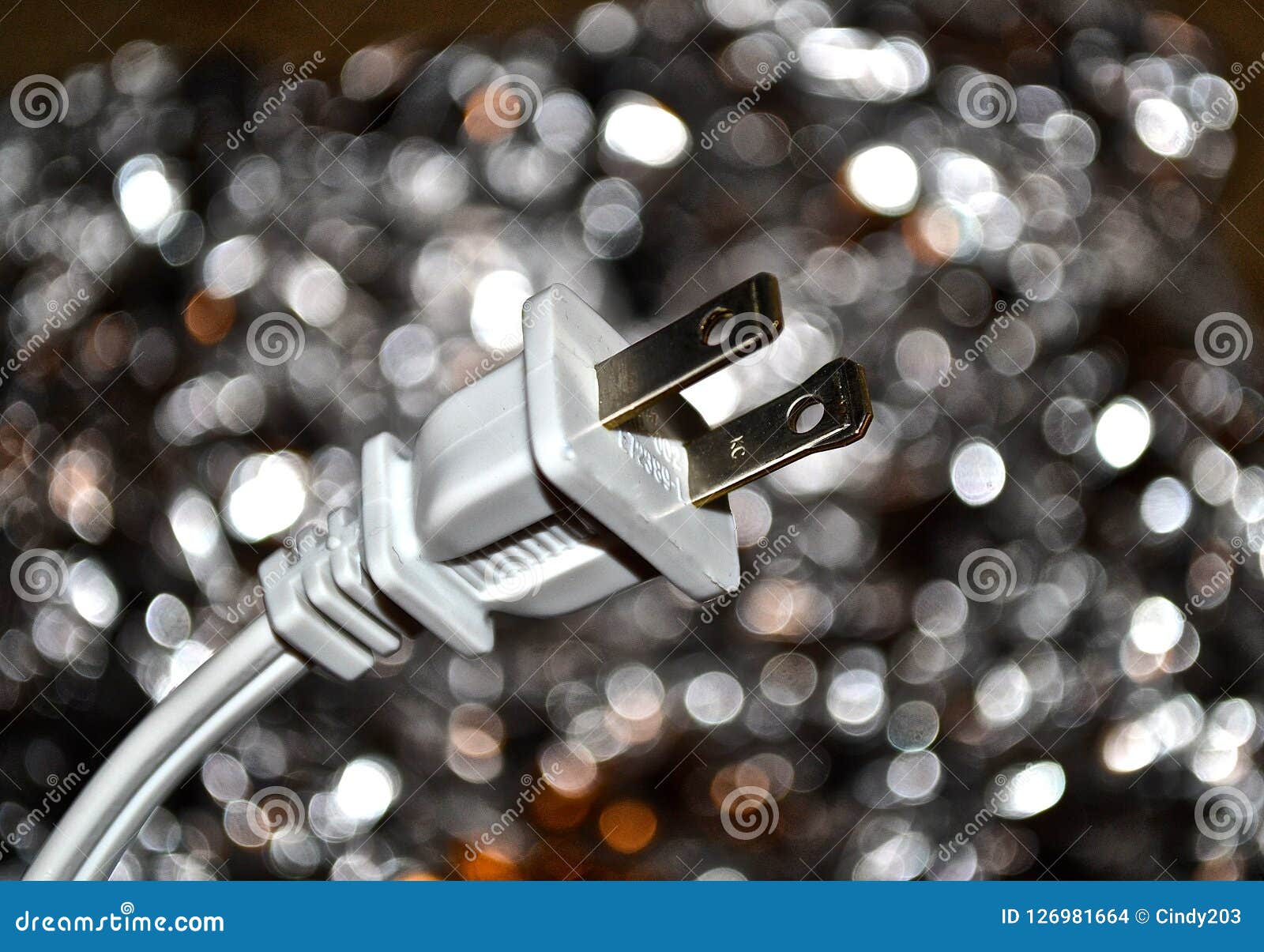 Electrical Cord with Illuminated Background - Abstract Stock Photo ...