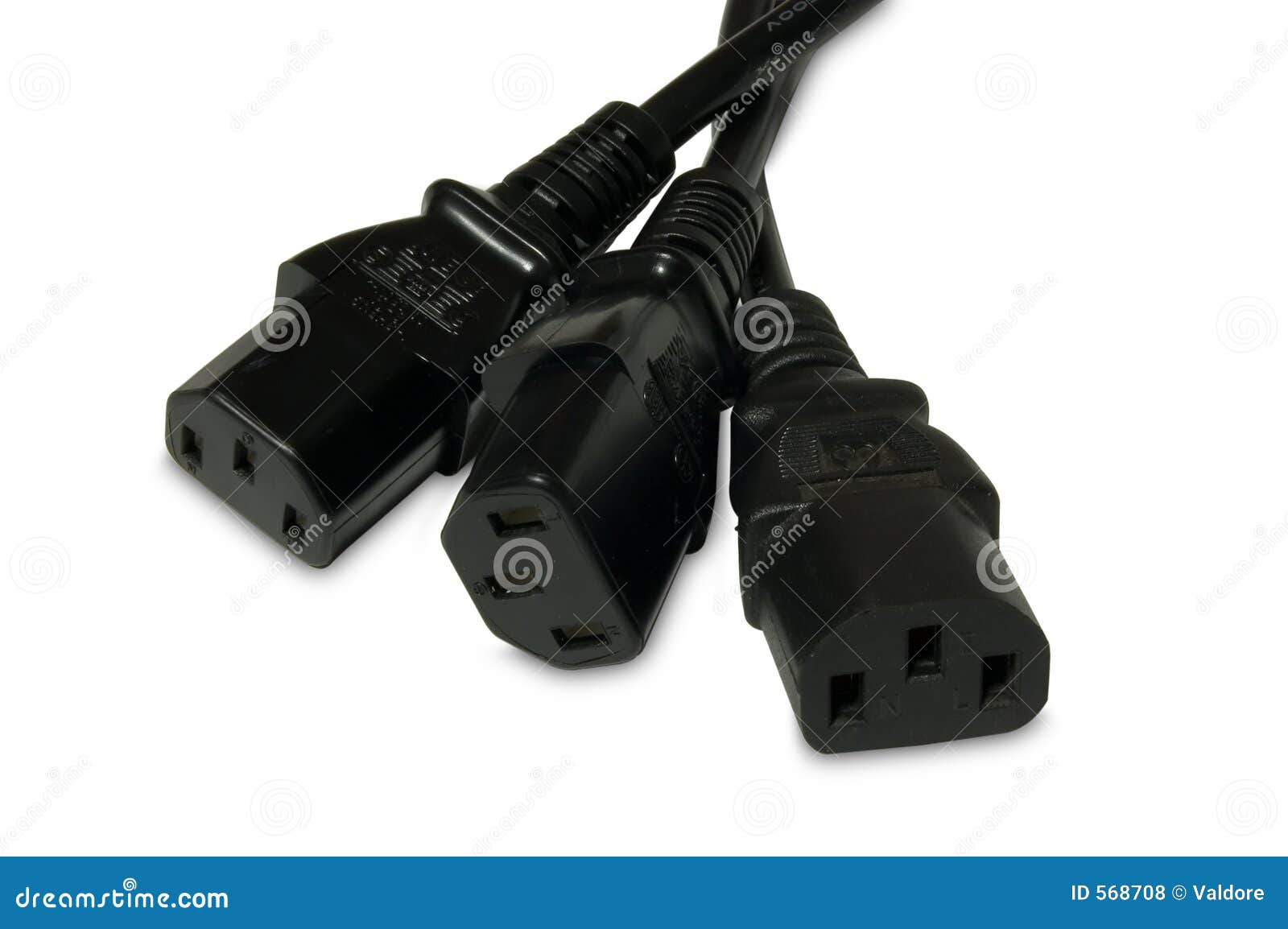 Electrical Cords Disconnected From Power Strip And Electricity Bill ...