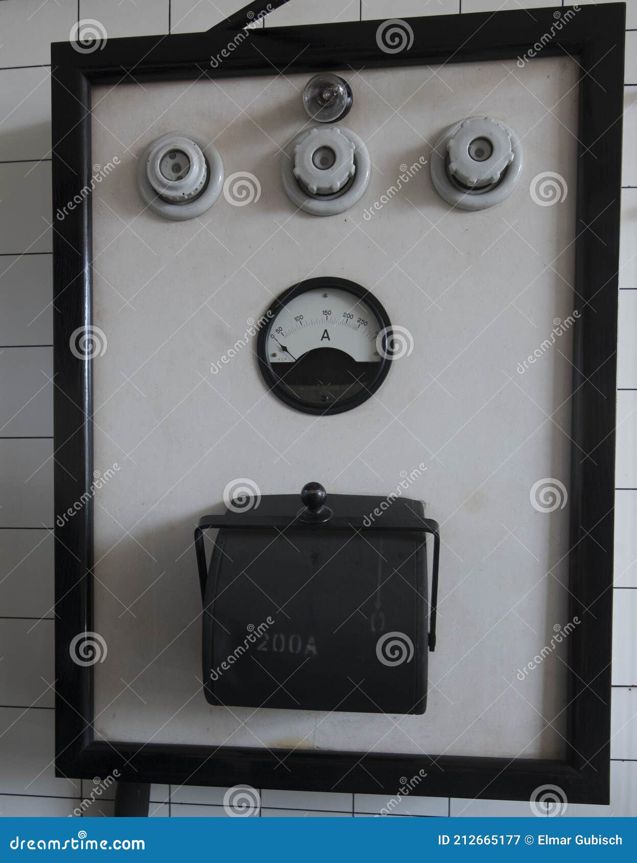 Electrical Current Measurement and Display Stock Image - Image of forms ...
