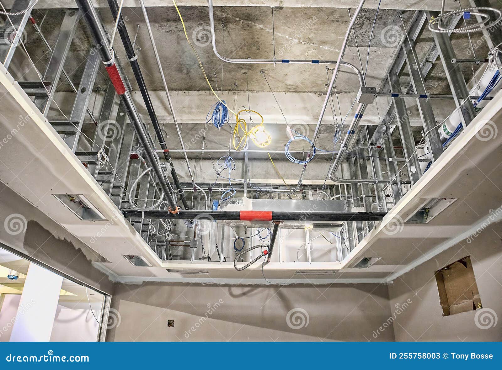 Electrical and Data Cables, with Emergency Sprinkler System ...