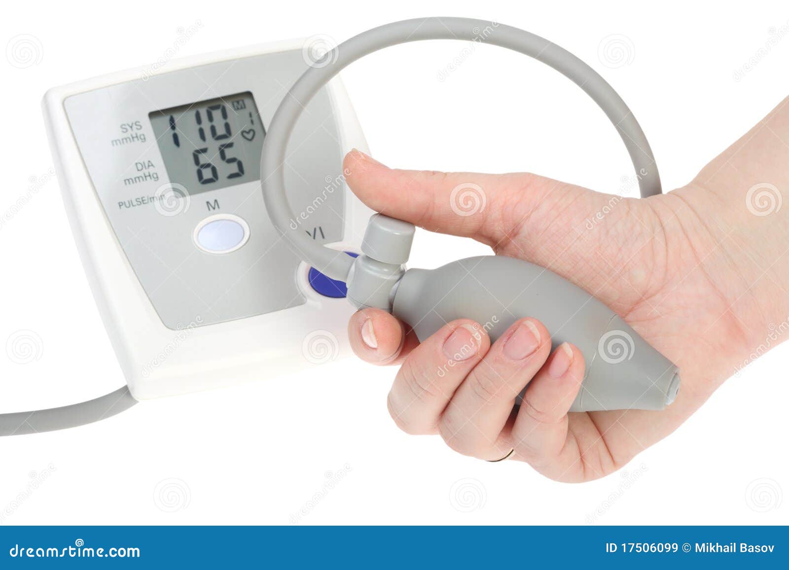 Electrical Device for Measuring Pressure Stock Image - Image of ...