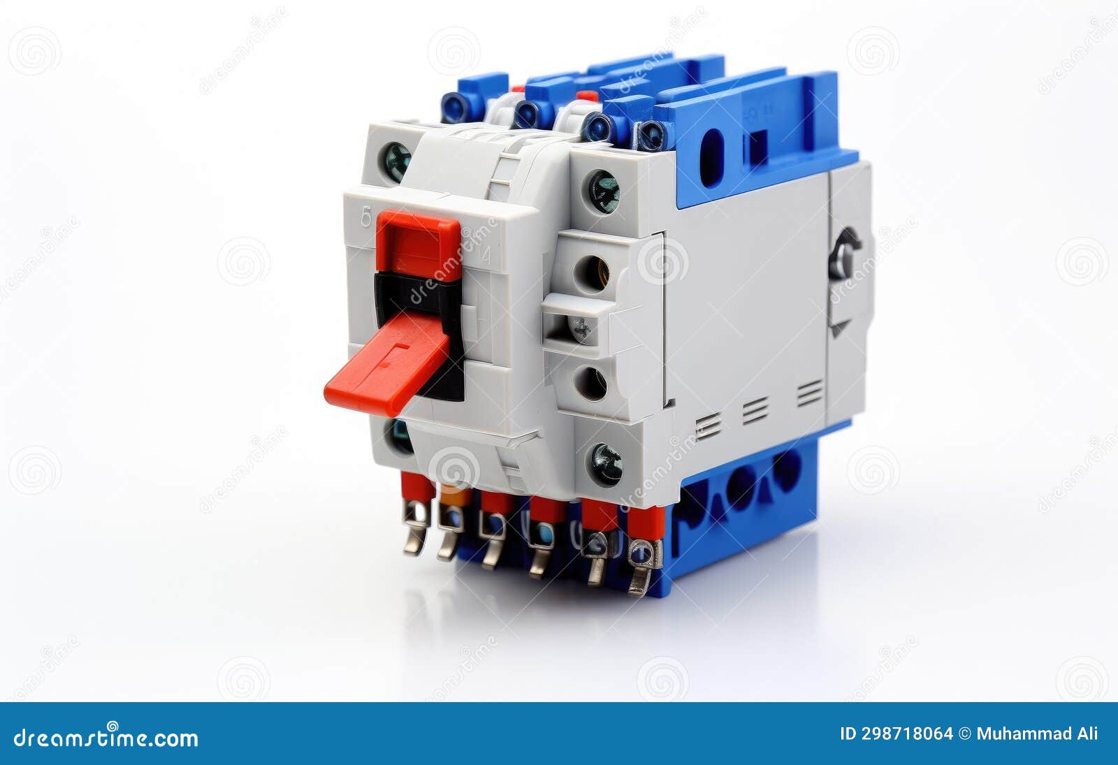 Electrical Display on White Background Stock Photo - Image of advertise ...