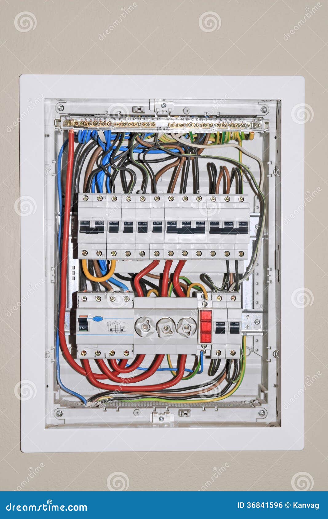 Electrical Distribution Board And Fuses Stock Image | CartoonDealer.com ...
