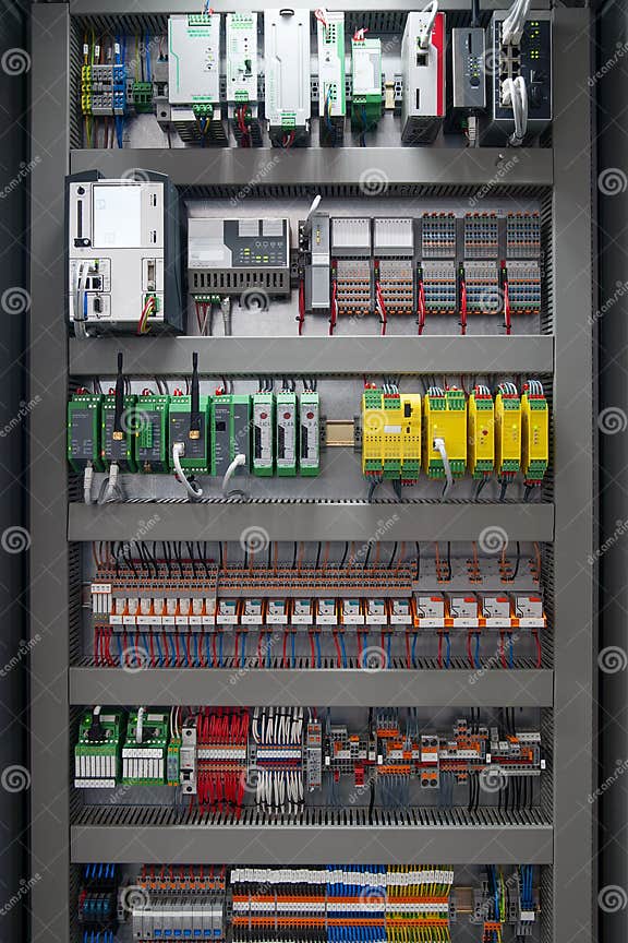 Electrical Distribution Board Stock Image - Image of equipment ...