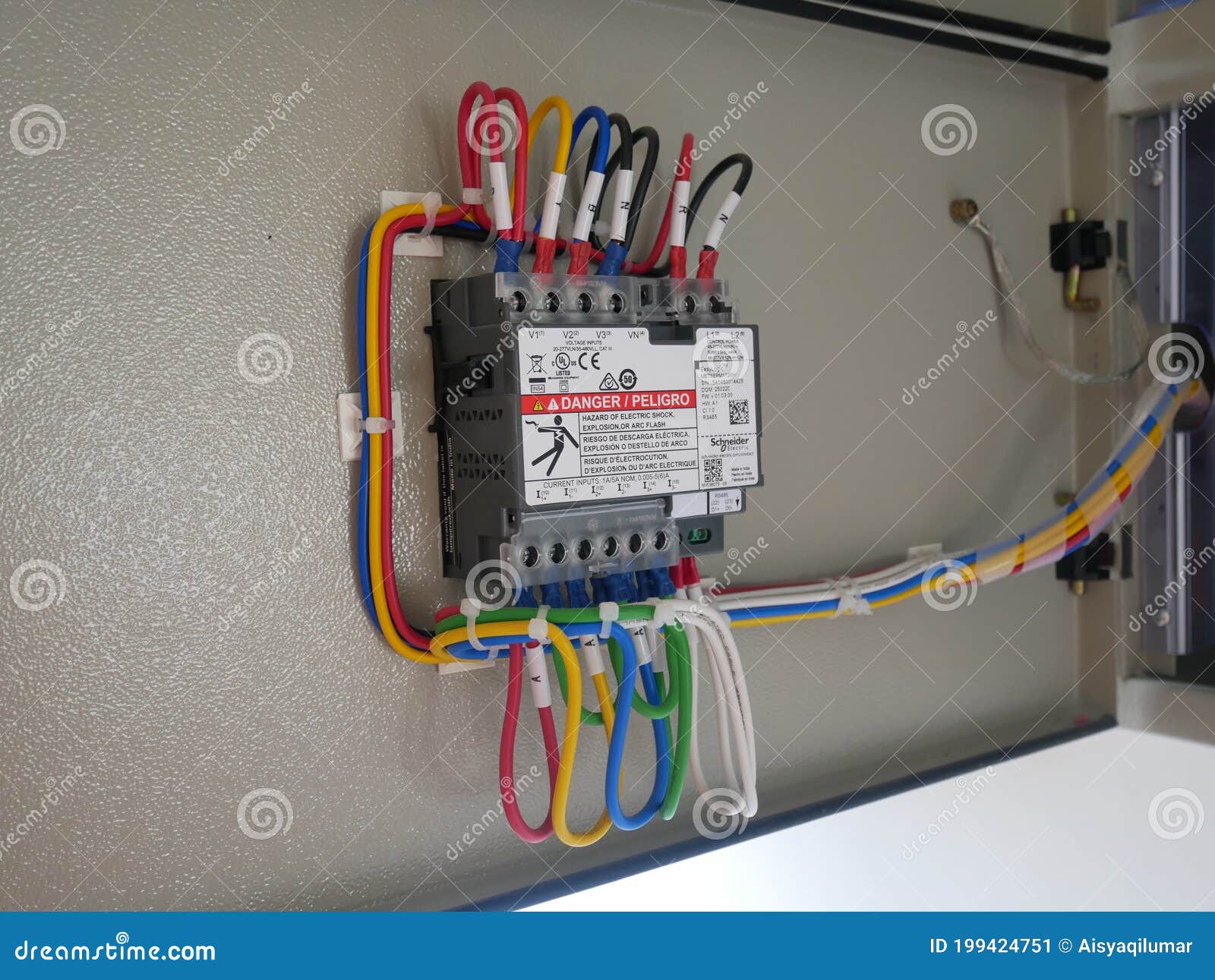 Electrical Distribution Board and it`s Component in the Installation ...