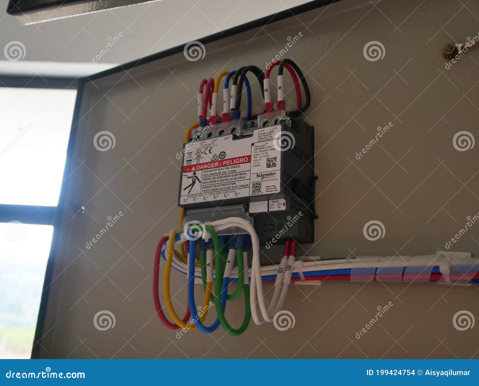 Electrical Distribution Board and it`s Component in the Installation ...