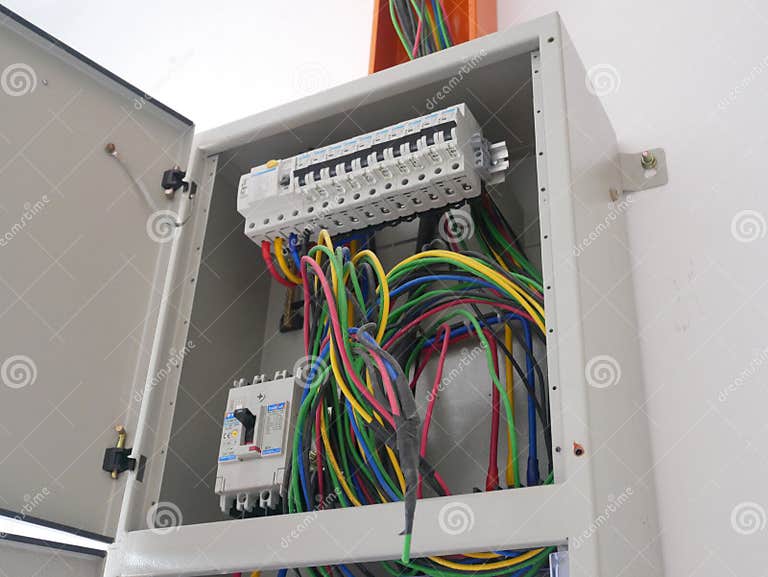 Electrical Distribution Board and it`s Component in the Installation ...