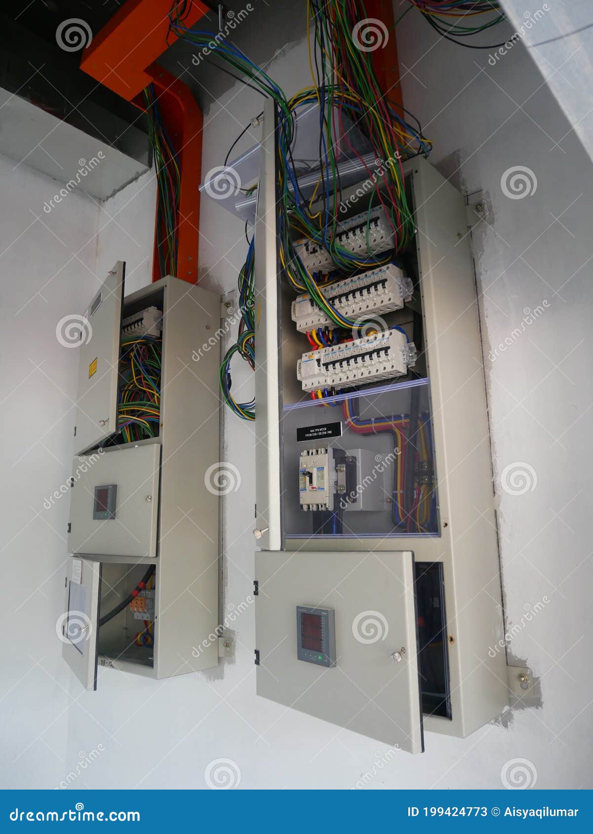 Electrical Distribution Board and it`s Component in the Installation ...