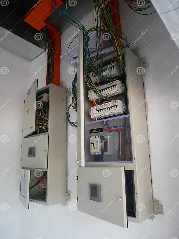 Electrical Distribution Board and it`s Component in the Installation ...