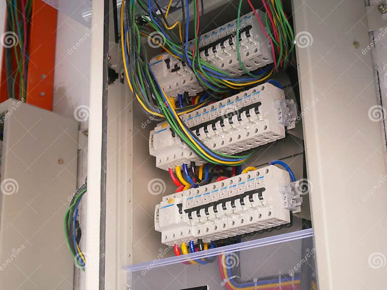 Electrical Distribution Board and it`s Component in the Installation ...